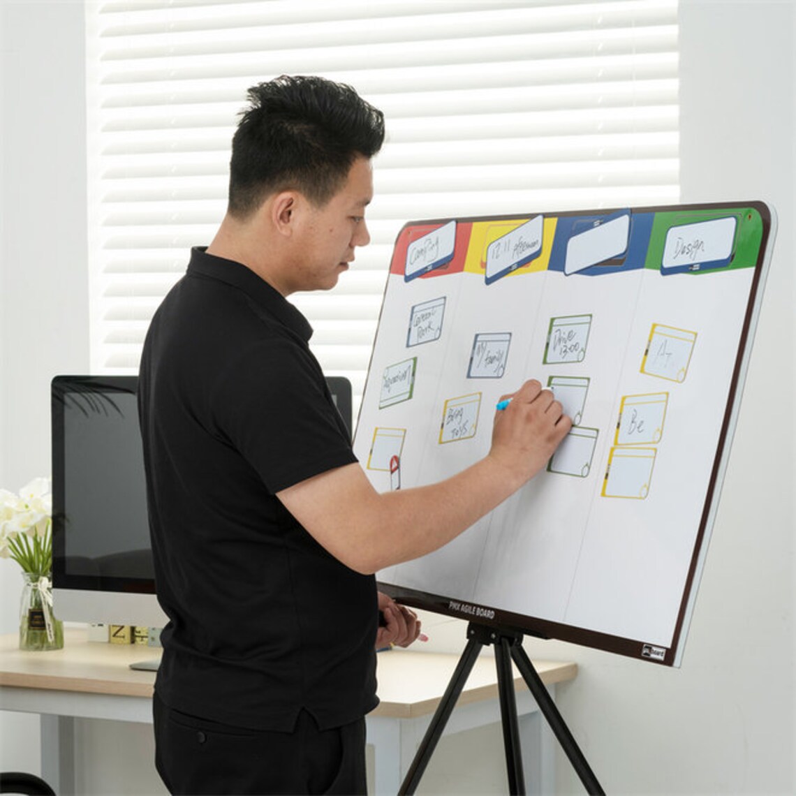 Agile Management Magnetic Board & Cards Set - Kanban, Scrum, Lean - Etsy