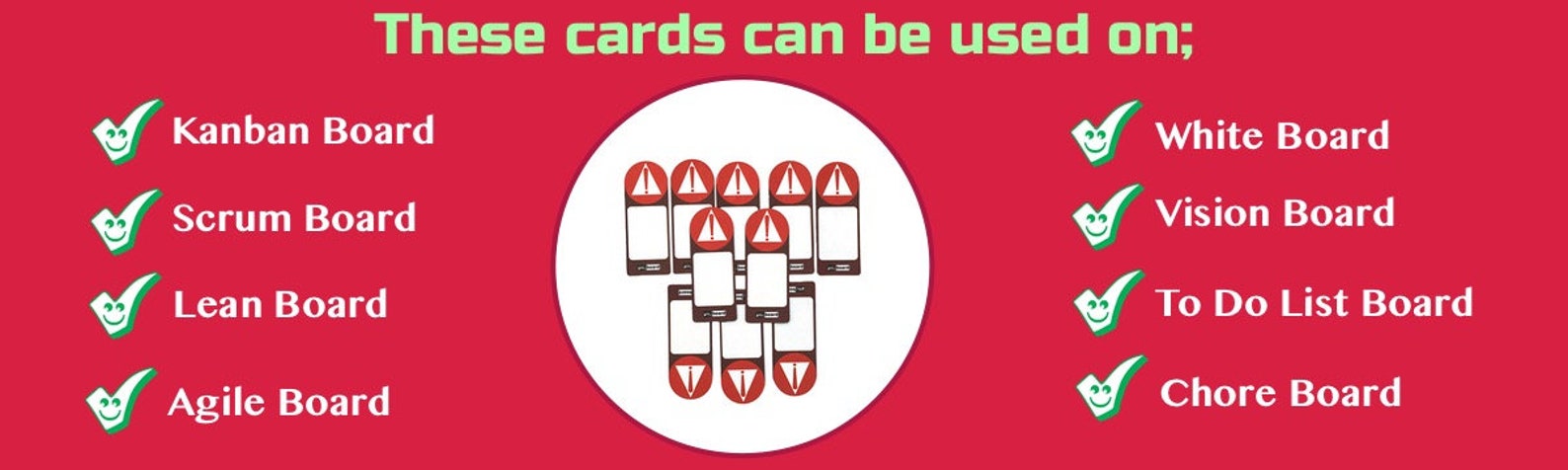 Blocker Cards for Kanban Board and Scrum Board. Magnetic Alert - Etsy