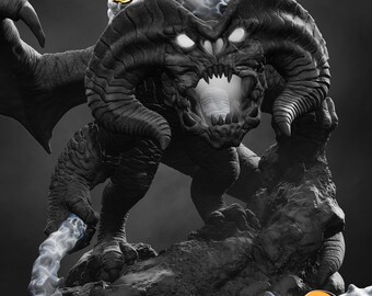 3d Printed Balrog - Etsy