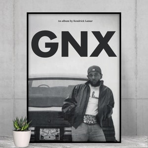 Kendrick Lamar GNX Poster - Music Poster - Kendrick Lamar Album - GNX ...
