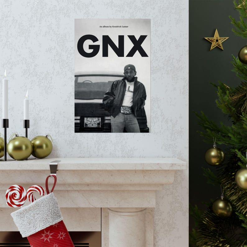 Kendrick Lamar GNX Poster - Music Poster - Kendrick Lamar Album - GNX ...