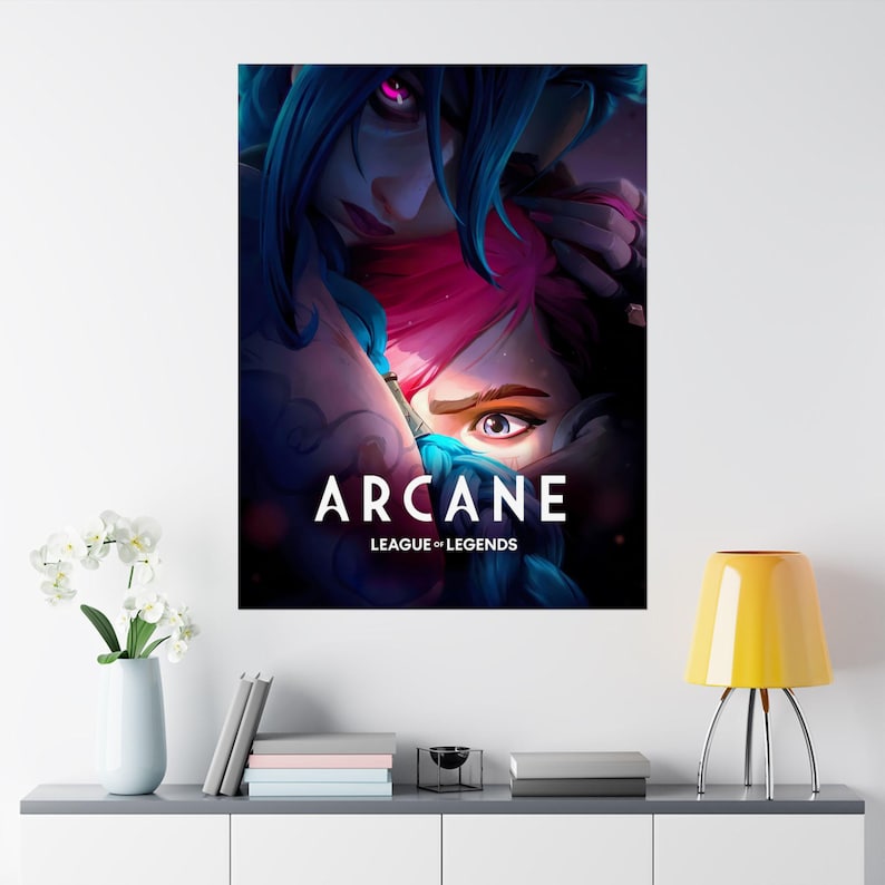Arcane Animation Poster - TV Show Wall Art - League of Legends Decor ...