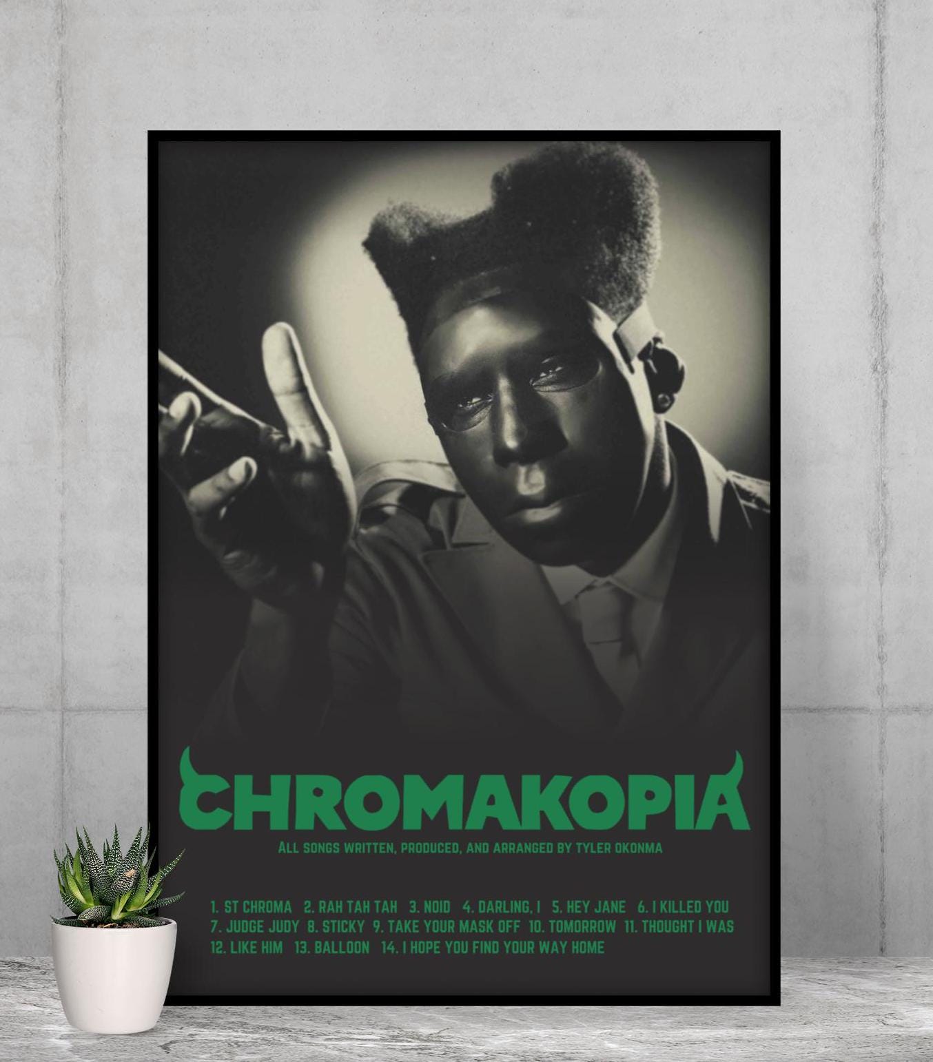 Tyler the Creator Poster Music Poster Tyler the Creator Album ...