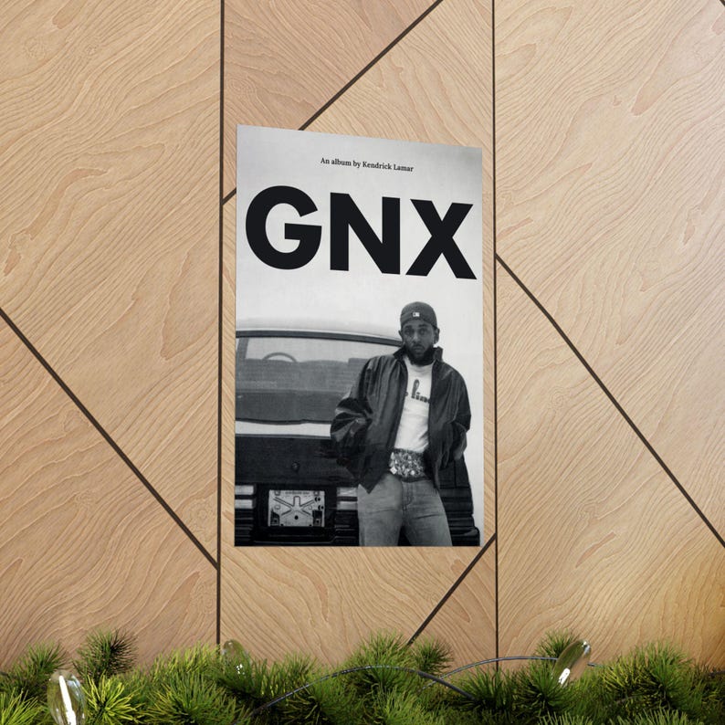 Kendrick Lamar GNX Poster - Music Poster - Kendrick Lamar Album - GNX ...