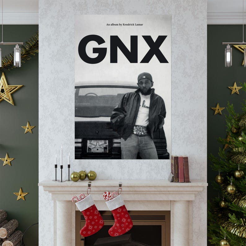 Kendrick Lamar GNX Poster - Music Poster - Kendrick Lamar Album - GNX ...