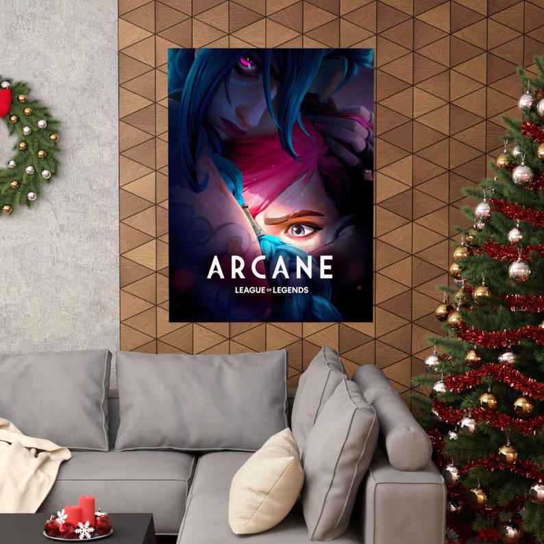 Arcane Animation Poster - TV Show Wall Art - League of Legends Decor ...