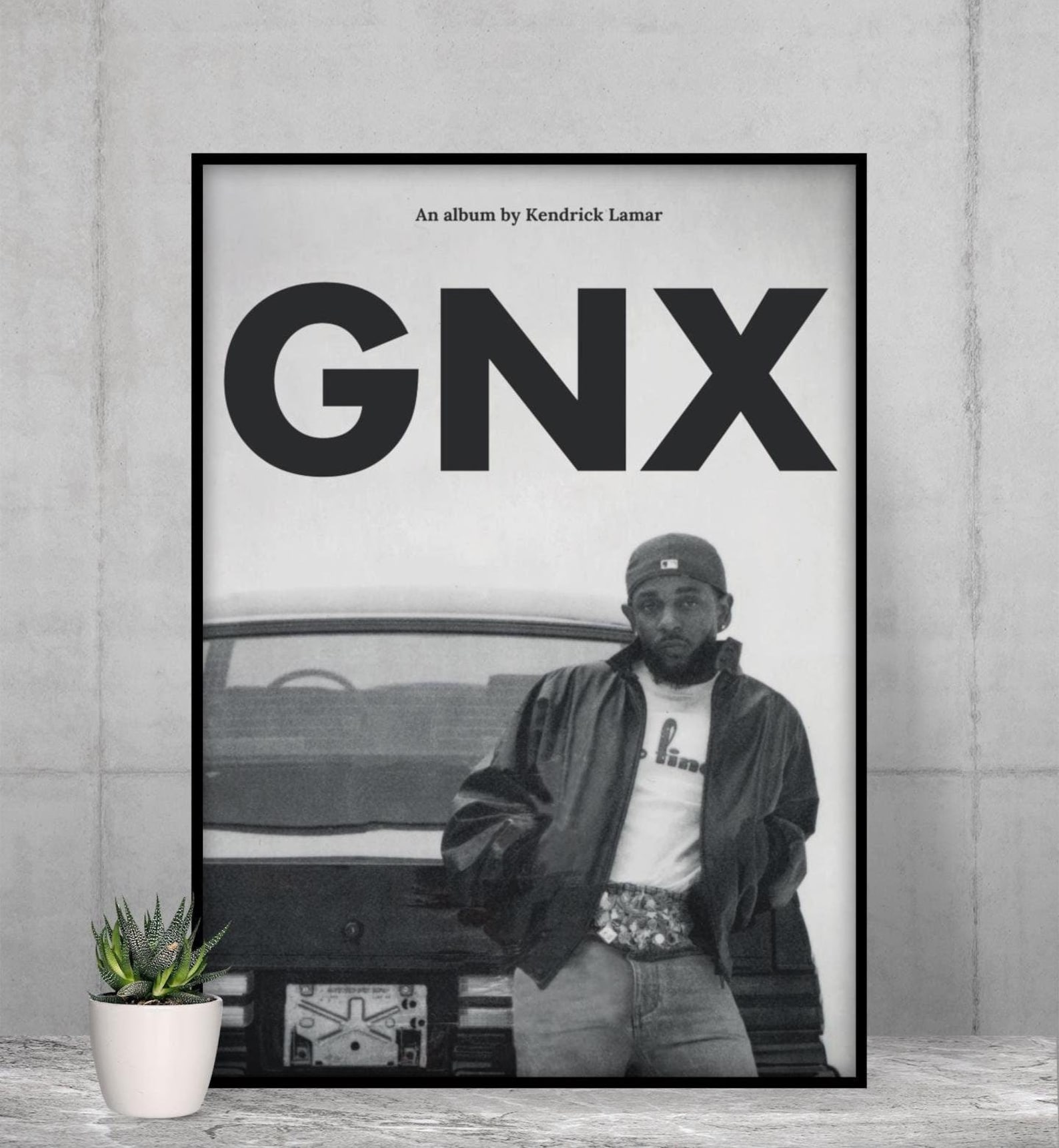 Kendrick Lamar GNX Poster - Music Poster - Kendrick Lamar Album - GNX ...