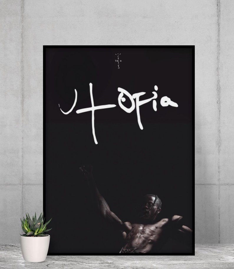 Travis Scott Utopia Poster - Digital Download - Music Poster - Album ...