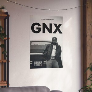 Kendrick Lamar GNX Poster - Music Poster - Kendrick Lamar Album - GNX ...