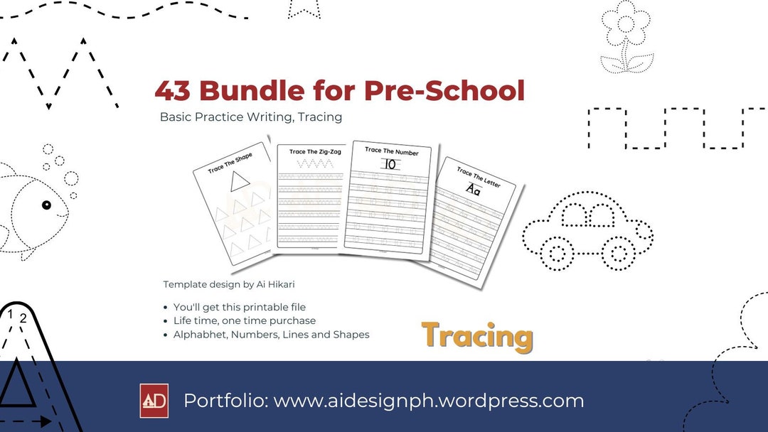43 Pages Pre-school Worksheet for Digital Business Reselling, Start ...