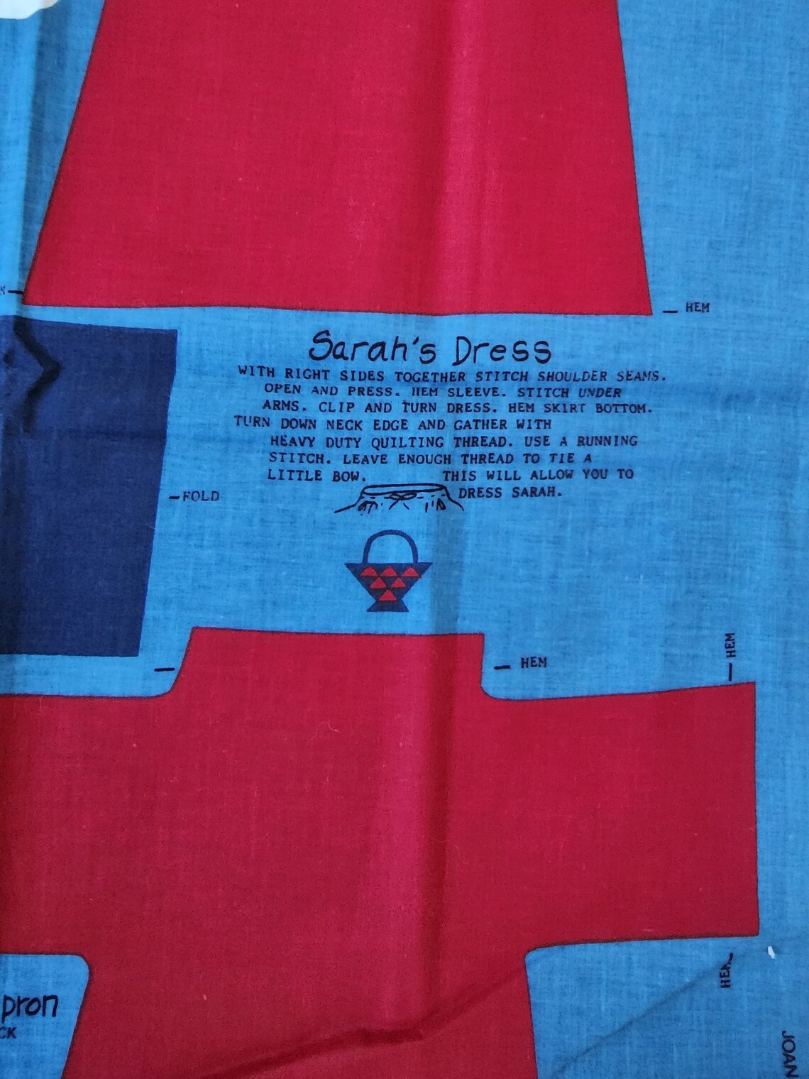 Gentle Sarah and Little Anne- Fabric Panel Sewing Pattern - Etsy