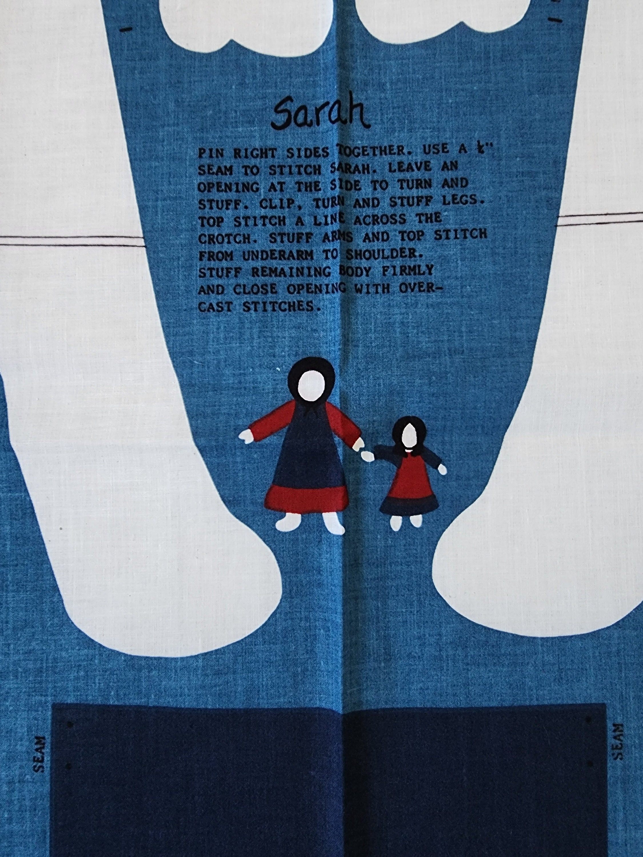 Gentle Sarah and Little Anne- Fabric Panel Sewing Pattern - Etsy