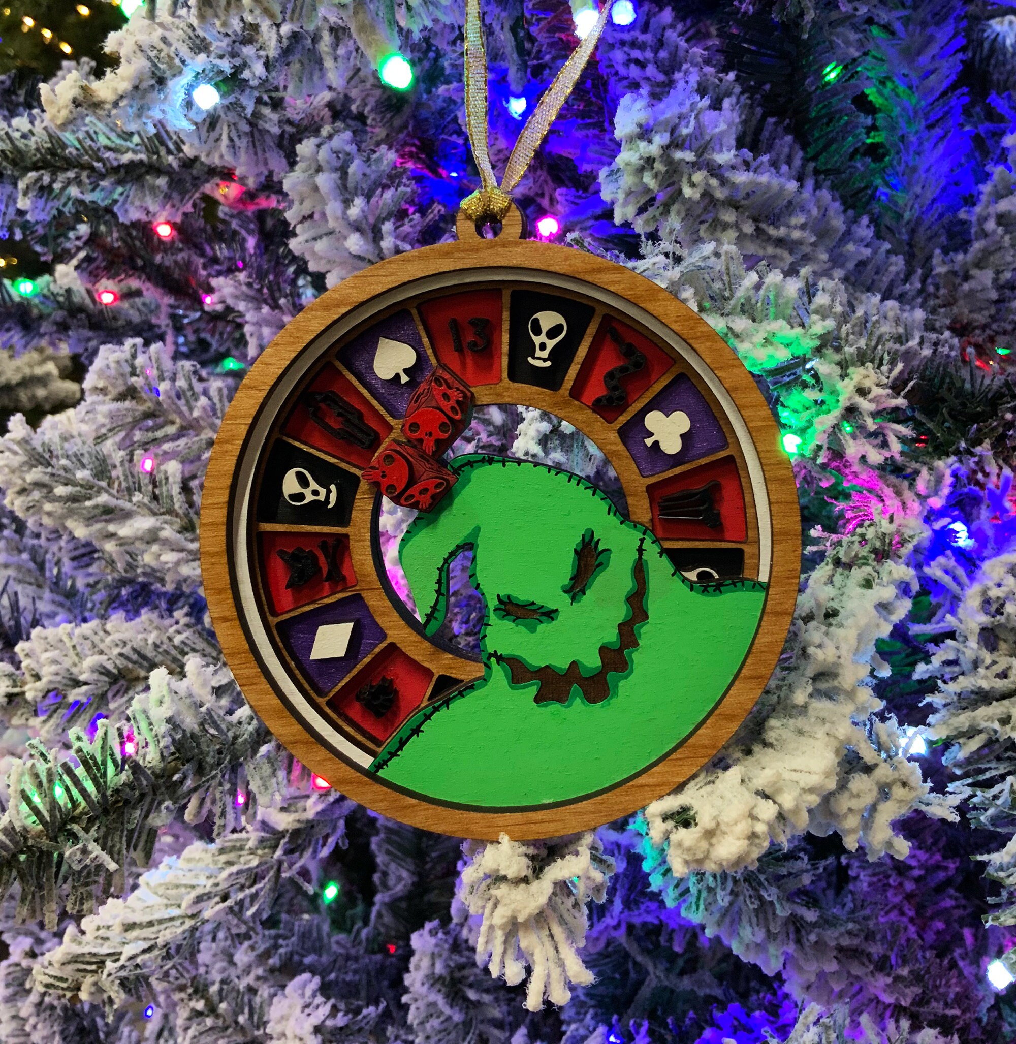 Oogie Boogie Christmas Ornament - Etsy