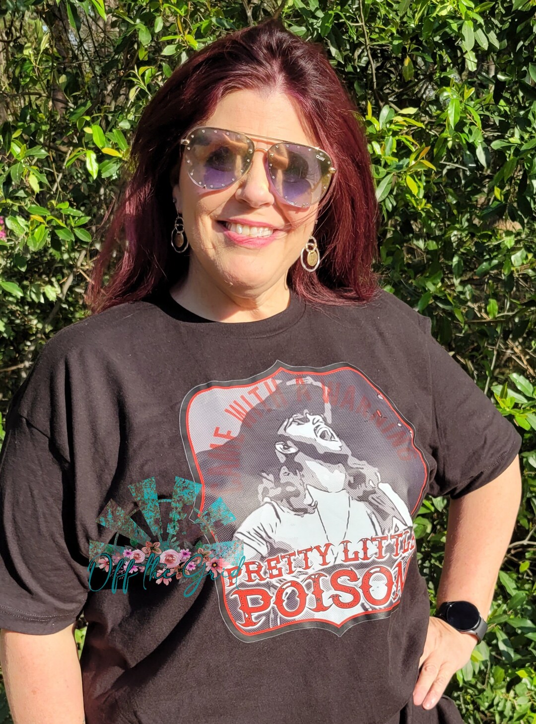 Pretty Little Poison Tshirt Warren Zeiders Country Music OTG Exclusive ...