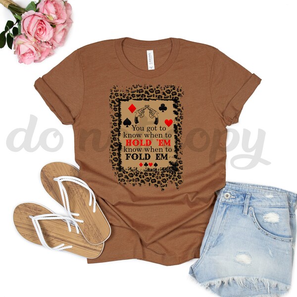 Know When to Fold Em - Etsy