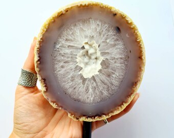 Metal Geode Stand - Etsy UK