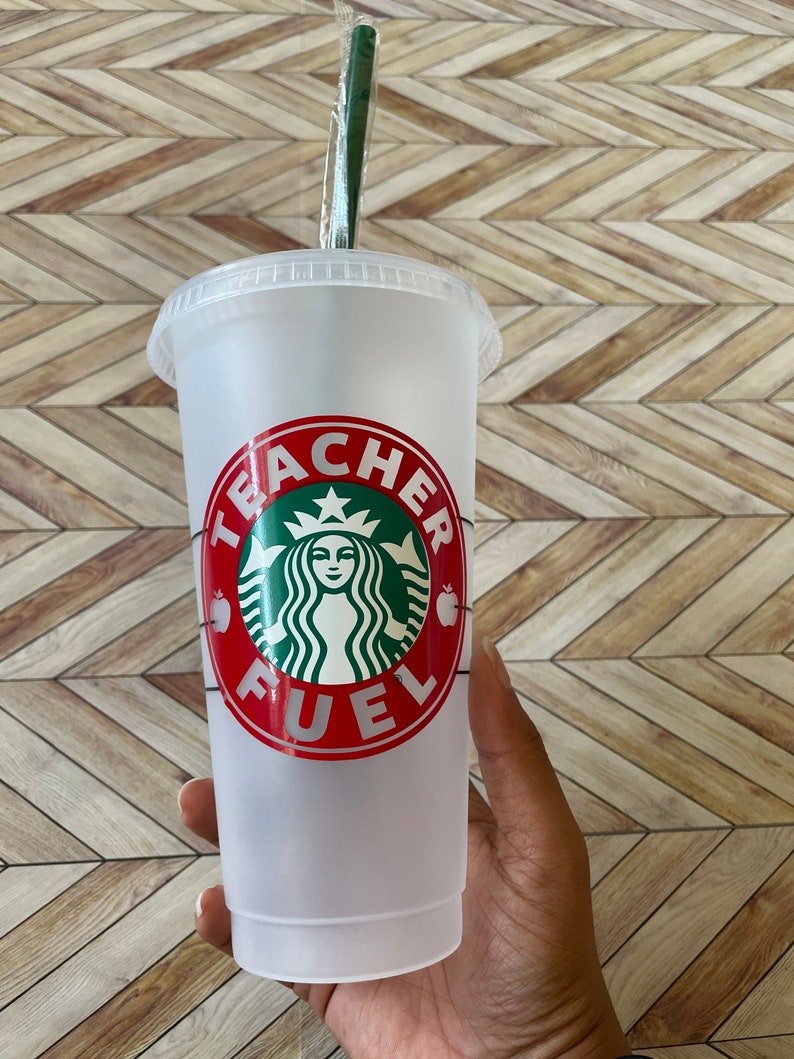 Teacher Fuel Starbucks Cup | Teacher Gift | Teacher Coffee Cup ...