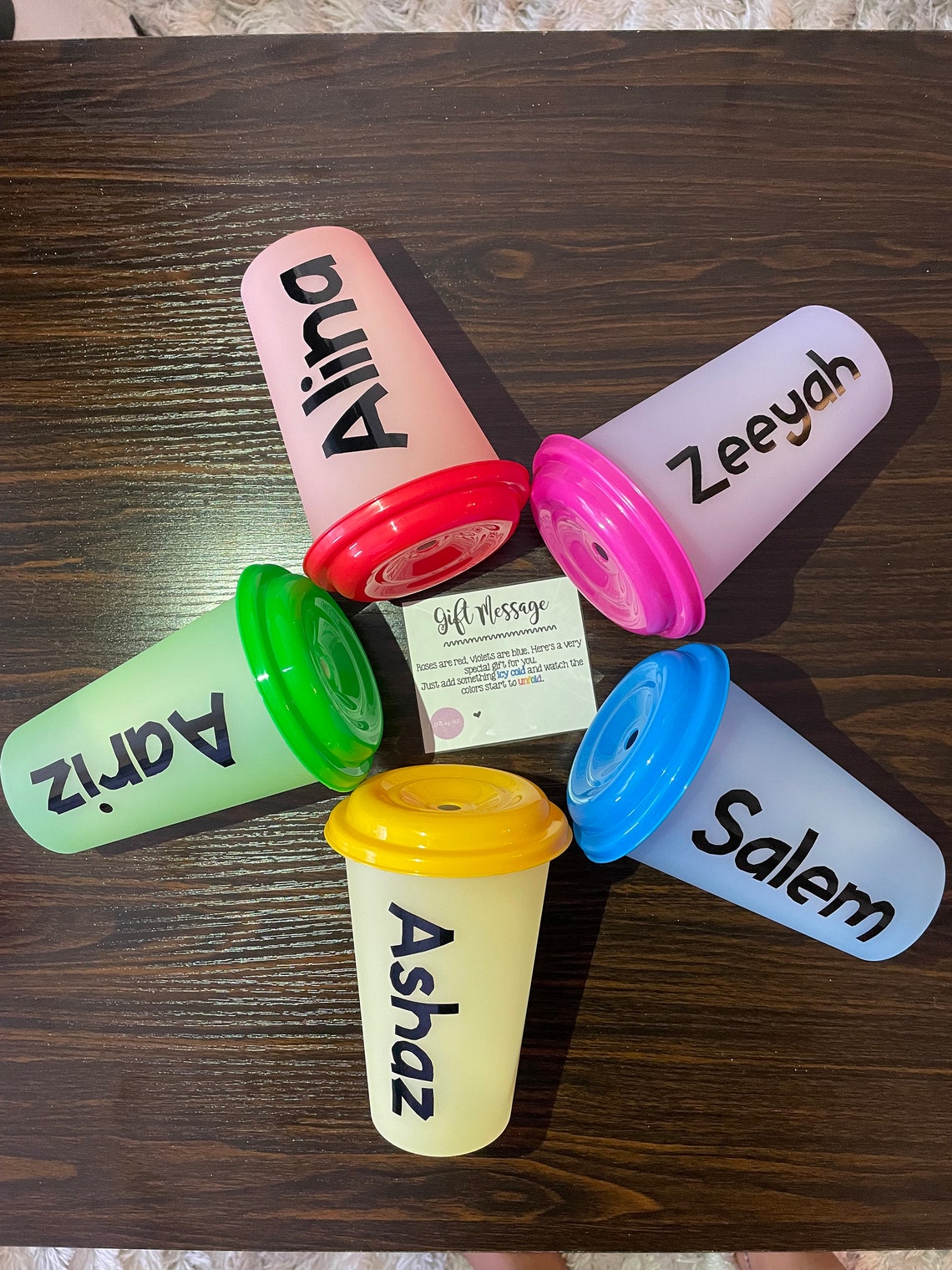 Kids Color Changing Cups (12 Oz) Customized and Personalized - Etsy