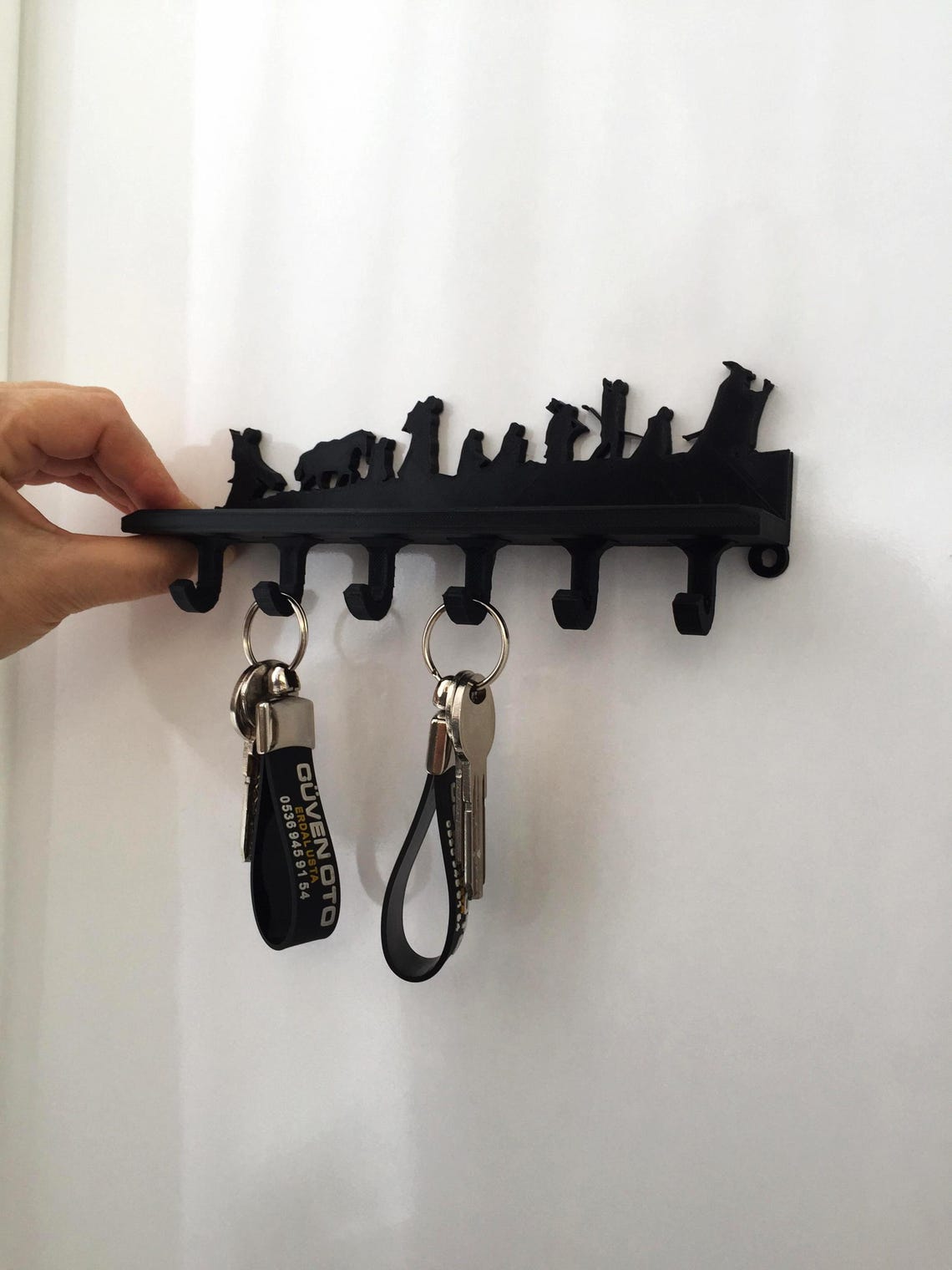 Key Holder for Lord of the Rings Fans Lord of the Rings 3D Printed Key ...