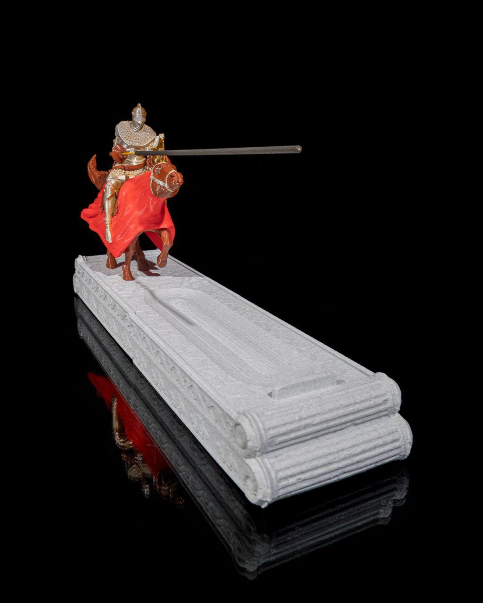 Joust a Knight Incense Holder - 3D Printed Medieval Warrior Incense ...