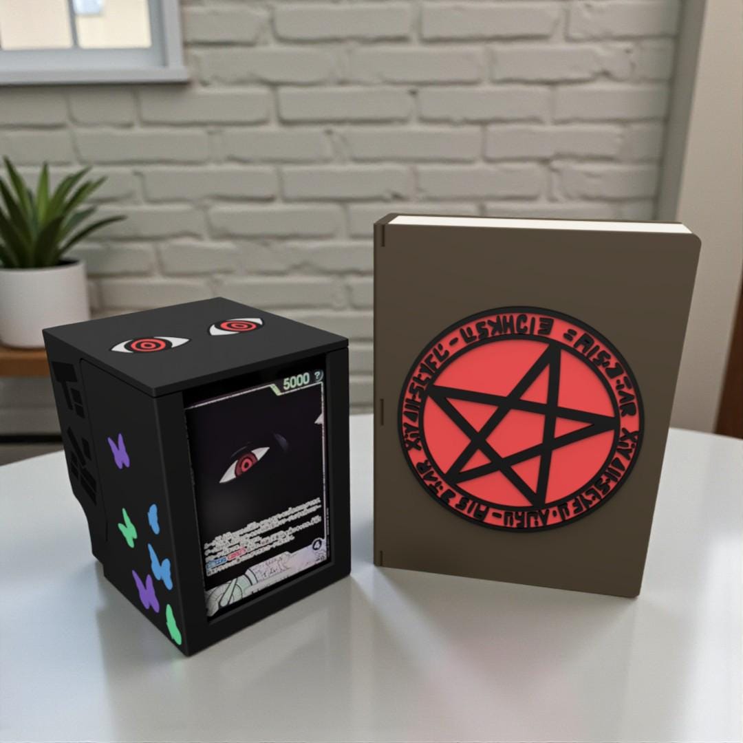 Mystic Ruler-inspired 3D Printed Deck Box Collection: Book & Multi-eye ...