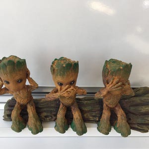 Groot Desk Figure 3D Printed Guardian of the Galaxy Decor Marvel Fan ...
