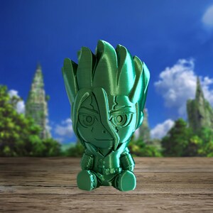 Chibi Senku Anime Figure - 3D Printed Science Prodigy Figure – Highly ...