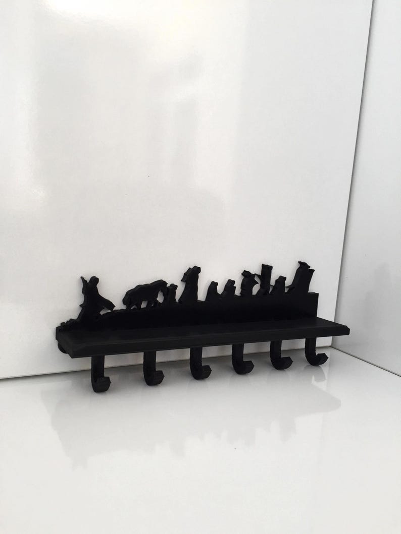 Key Holder for Lord of the Rings Fans Lord of the Rings 3D Printed Key ...