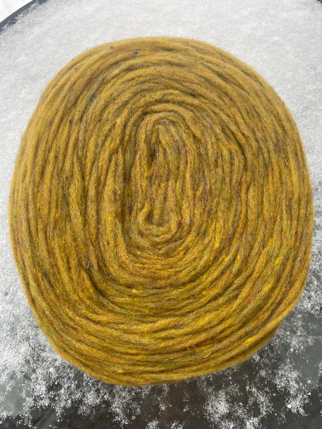 Dundaga Pencil Roving, Unspun Wool 2-ply, Green Yellow, RY19 - Etsy