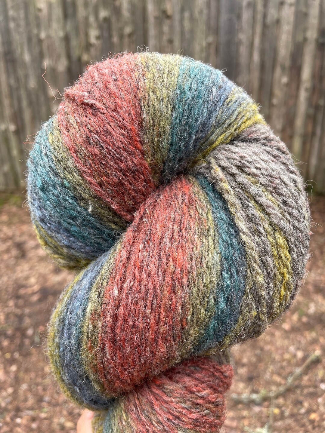 Multicoloured 6/2 Dundaga Pastel Gradient, Latvian Natural Wool, Self ...