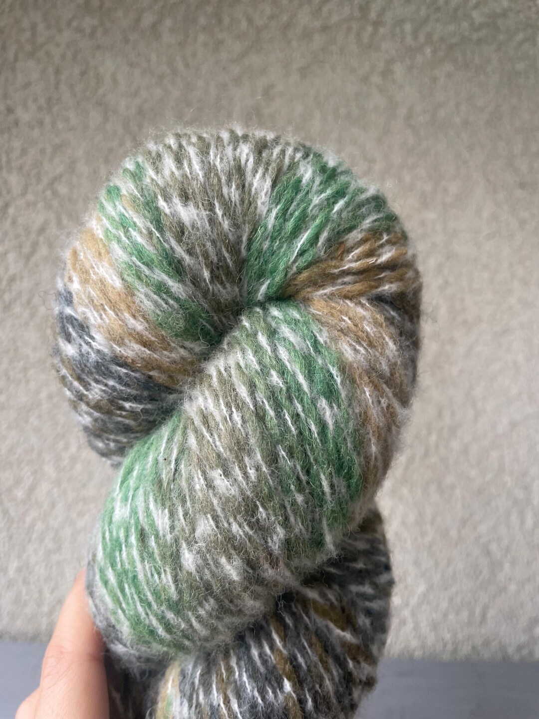 EXCLUSIVE Dundaga Alpaca+mohair+latvian Wool Brown Green Gradient Self ...