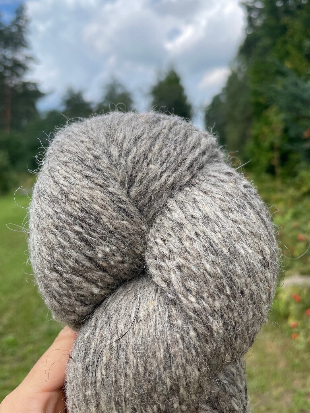 Dundaga Natural Rustic Yarn, Latvian Gotland Sheep Wool, DK 6/2 ...