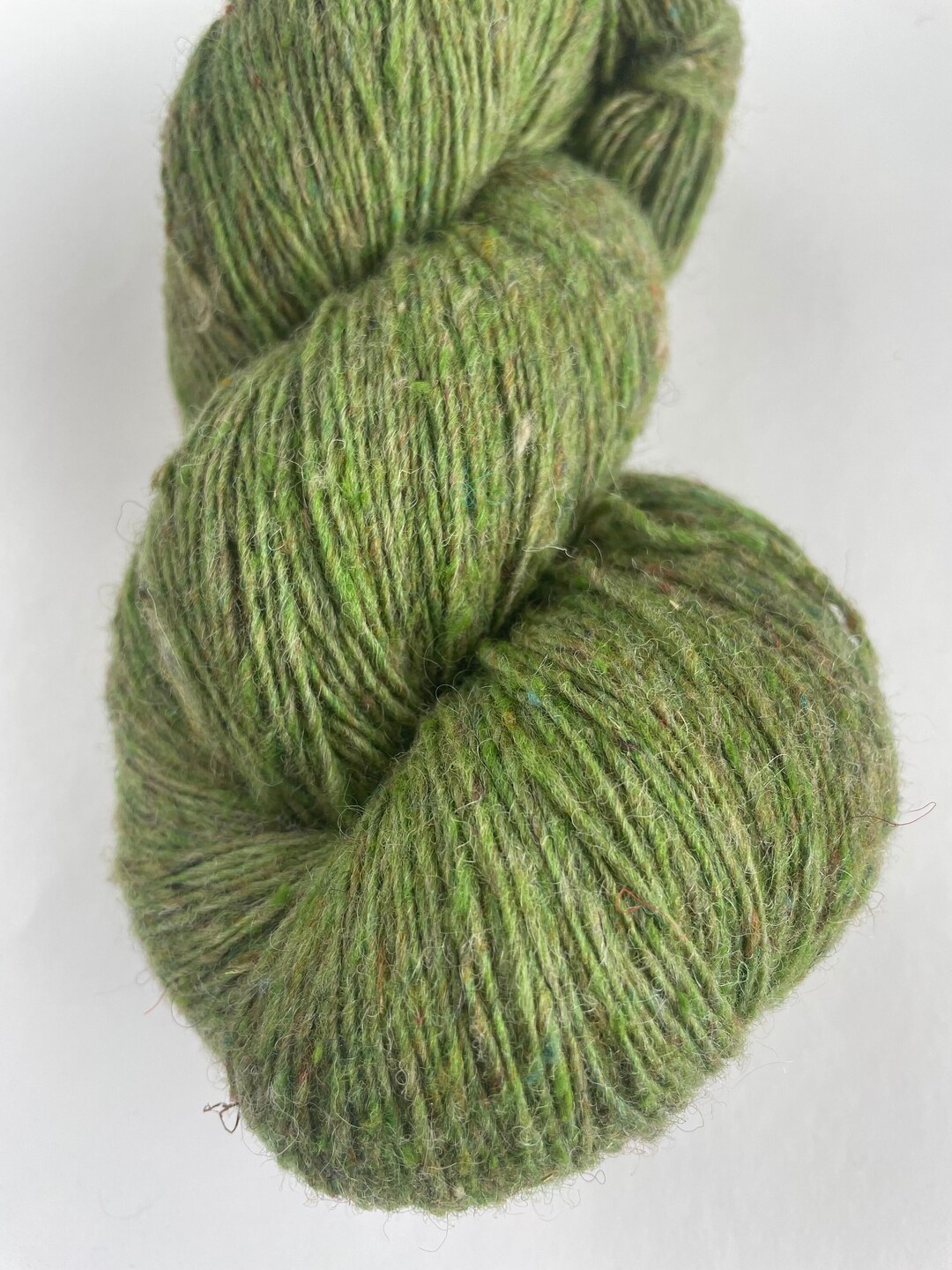 Dundaga Like Tweed/tweed Effect Green With Bright Green Gray Speckles ...
