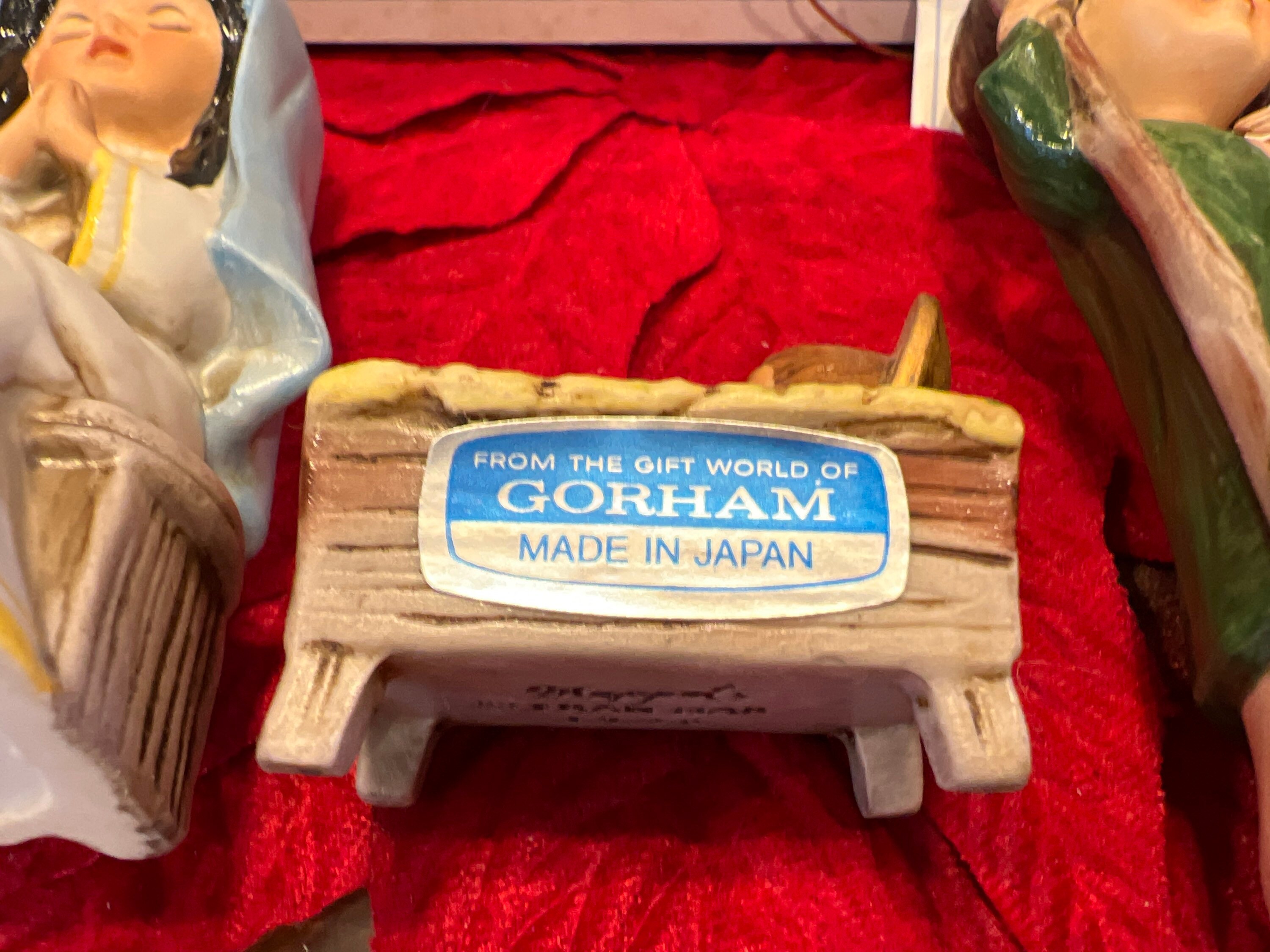 Vintage 1976 Gorham Moppets 9 Pc Christmas Nativity Fran Mar O Holy ...