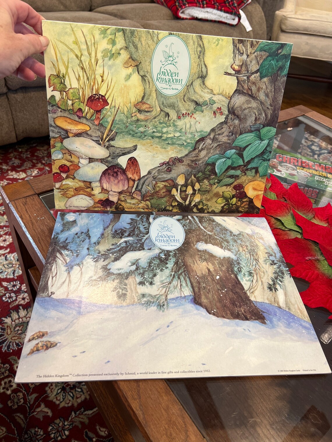 Schmid, David Wenzel, Hidden Kingdom, Kringle Hollow 1992, 12 Piece Set ...