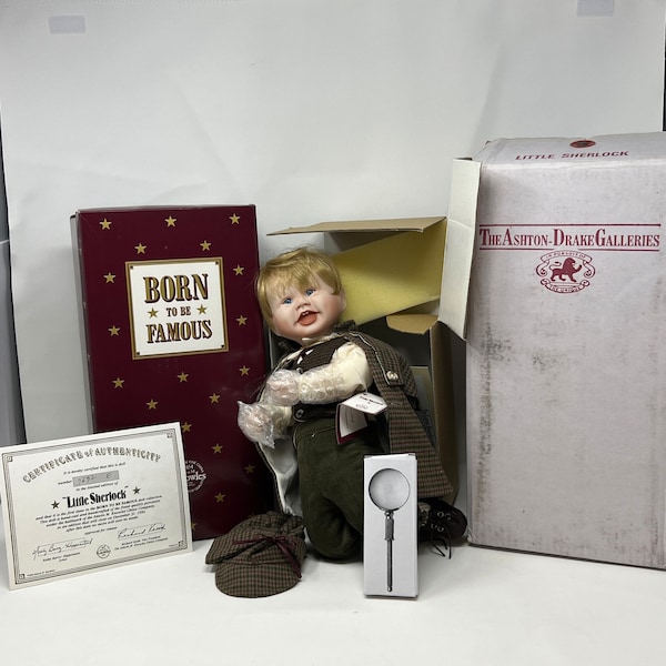 Sherlock Doll - Etsy