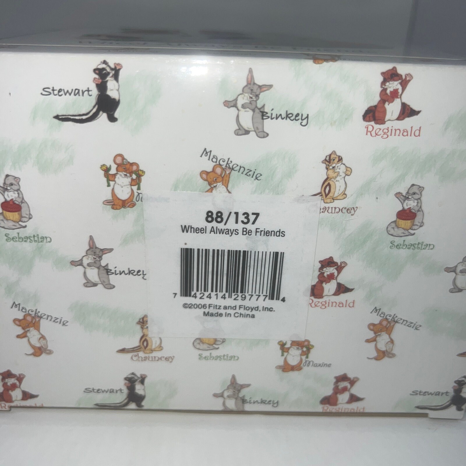 Fitz and Floyd Charming Tails W/ Box - Wheel Always Be Friends 88/137 ...