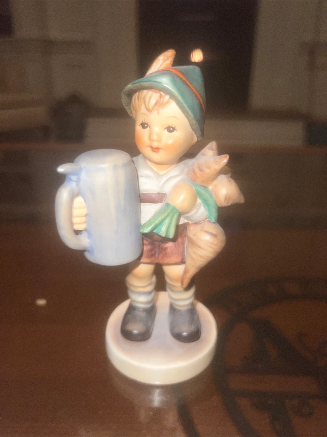 Vintage Hummel West Germany 87 "for Father" Boy W/ Beer Stein & Turnips ...