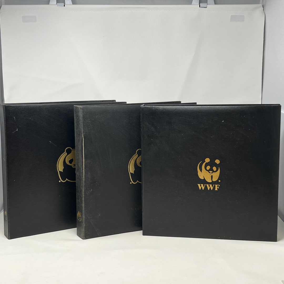 World Wildlife Fund 124 First Day Covers Collection in 3 Albums With ...