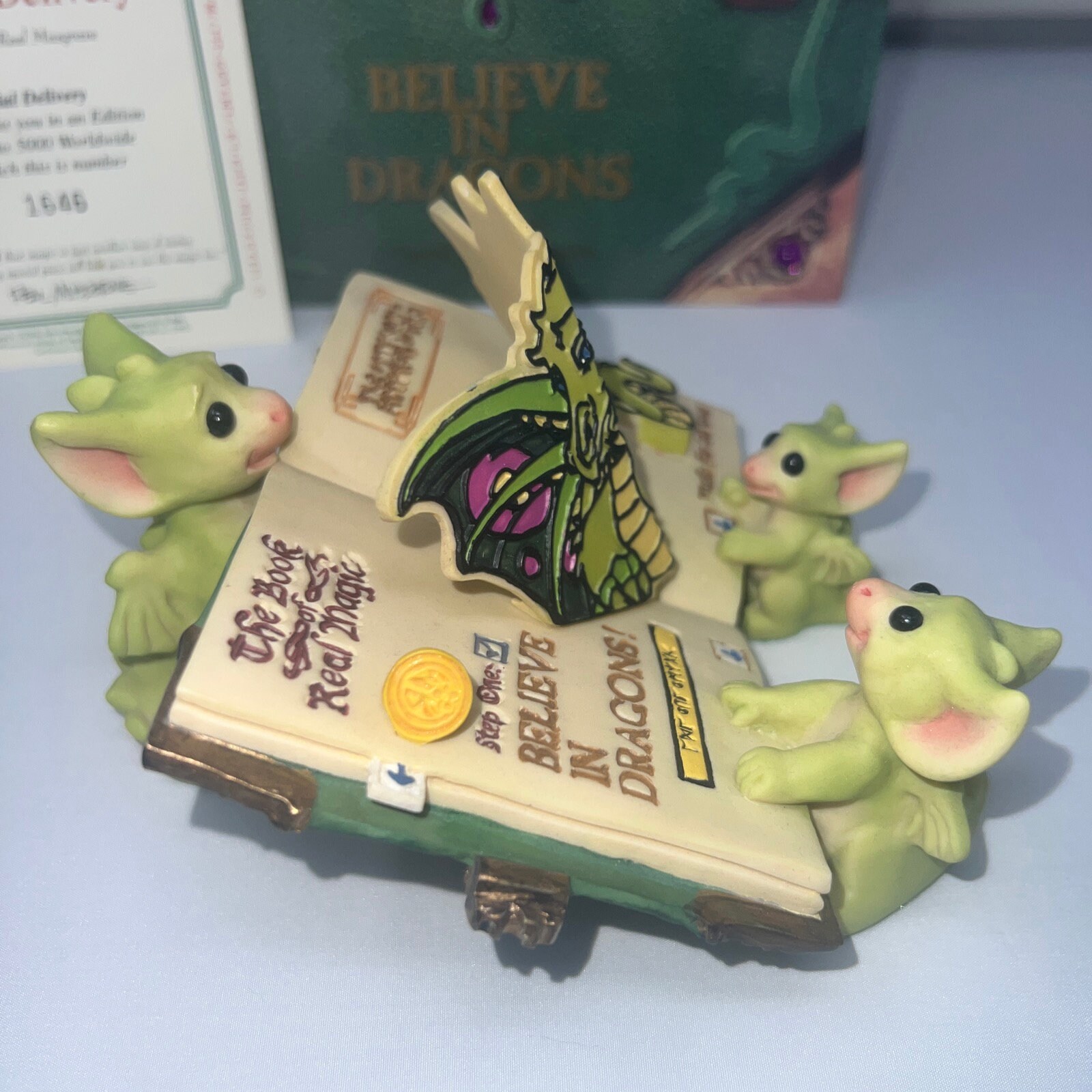 Pocket Dragons Believe in Dragons Limited Edition 1646. 2003,by Real ...