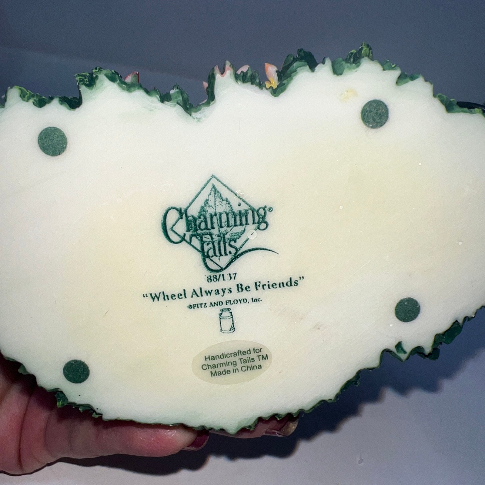 Fitz and Floyd Charming Tails W/ Box - Wheel Always Be Friends 88/137 ...