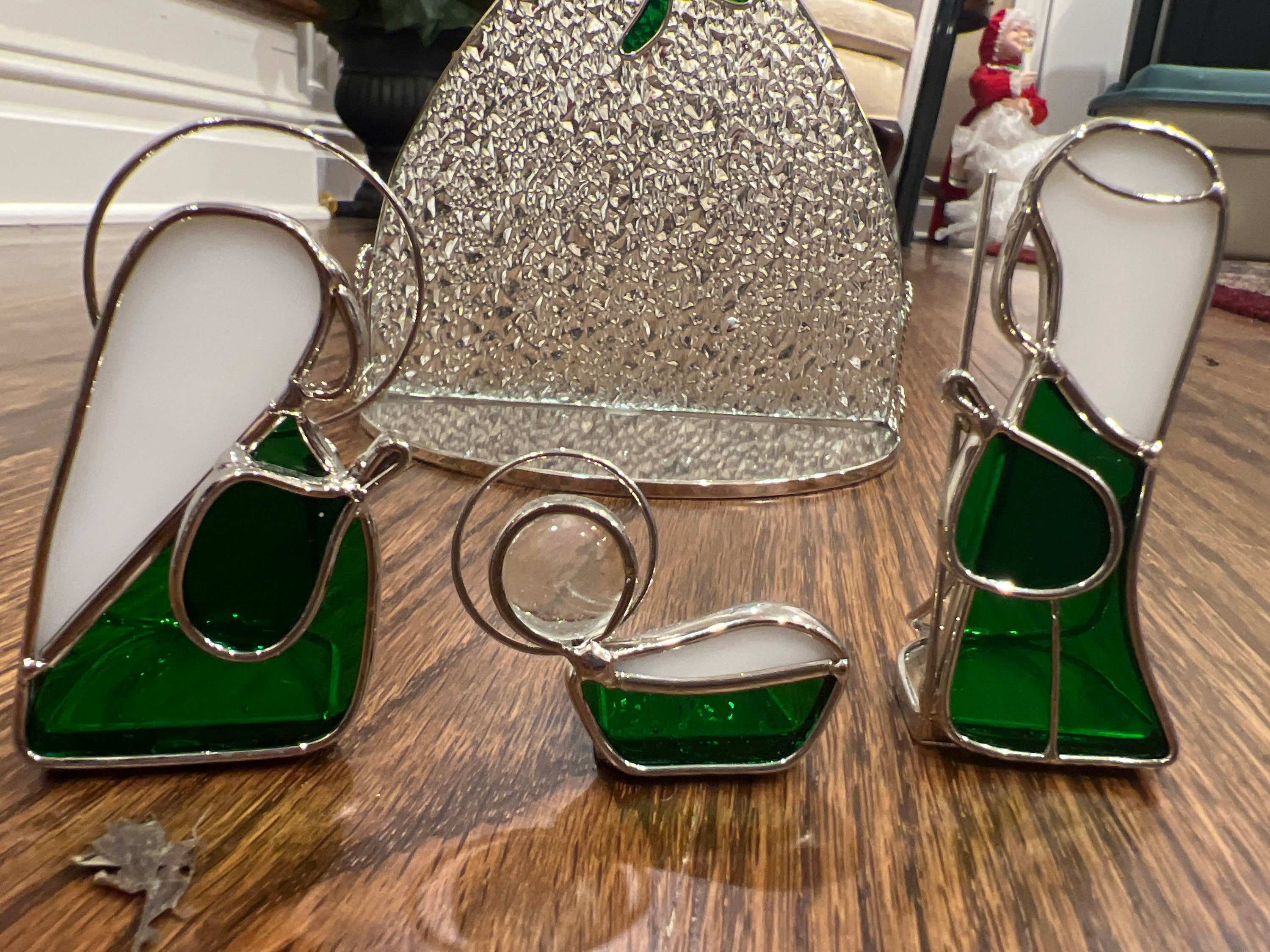 Irish Stained Glass Nativity Six Pieces 6 Tall - Etsy