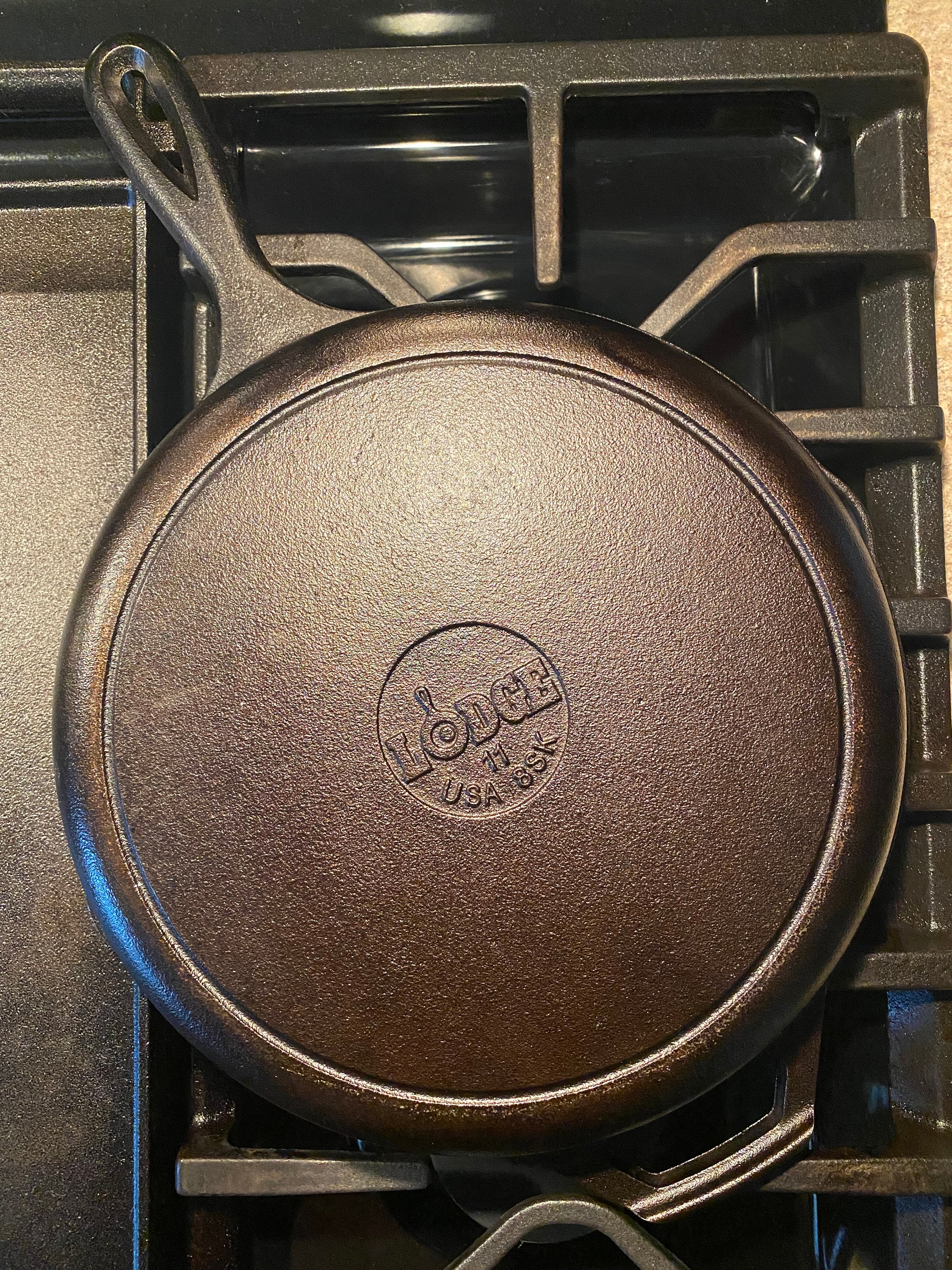 Lodge Brand 10.25 Inch Smooth Inside Sides and Bottom - Cast Iron ...