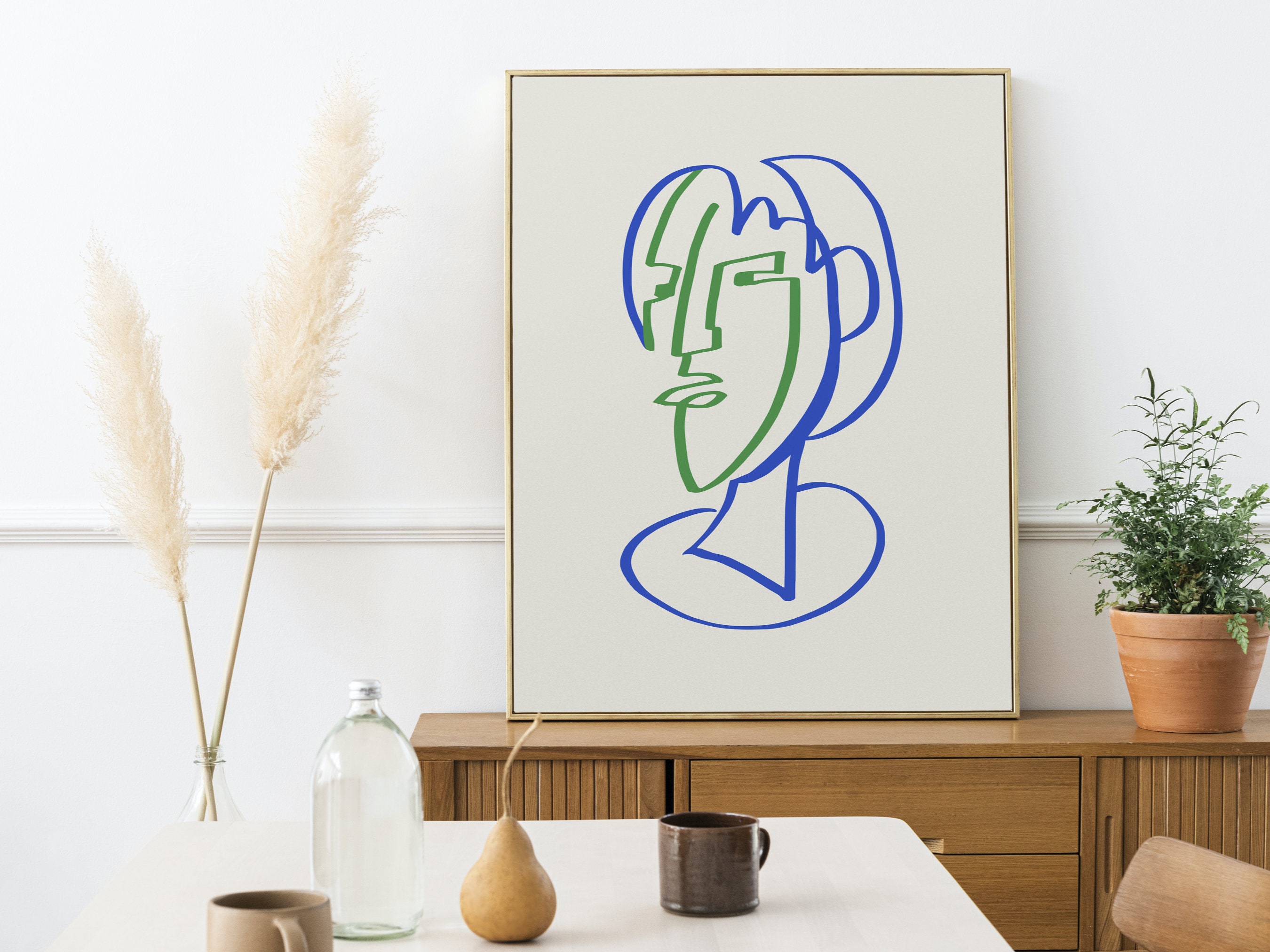 Post Modernism Printable Wall Decor Cubism Home Decor Printable Art ...