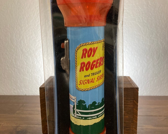 Vintage Roy Rogers and Trigger Signal Siren Flashlight - Etsy