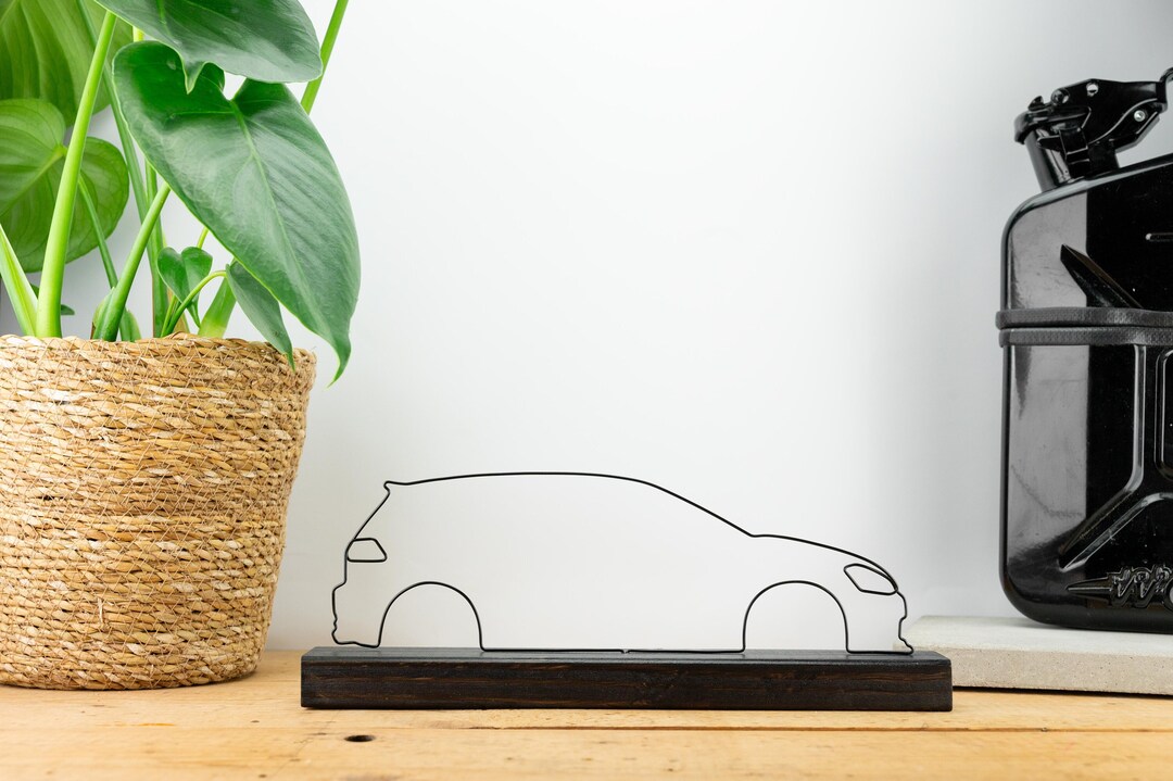 VW Golf 7, GTI, R Line Art Choose Your Colors - Etsy