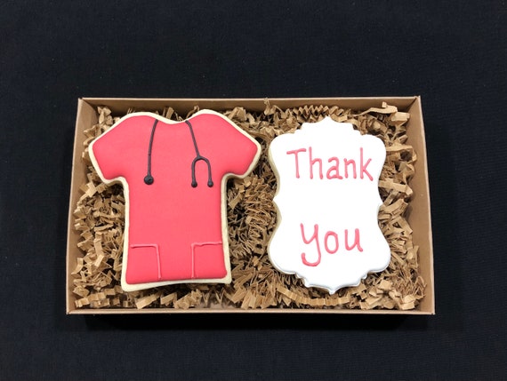 Nurse/doctor/medical Staff Thank You Cookie Gift Set 2 | Etsy