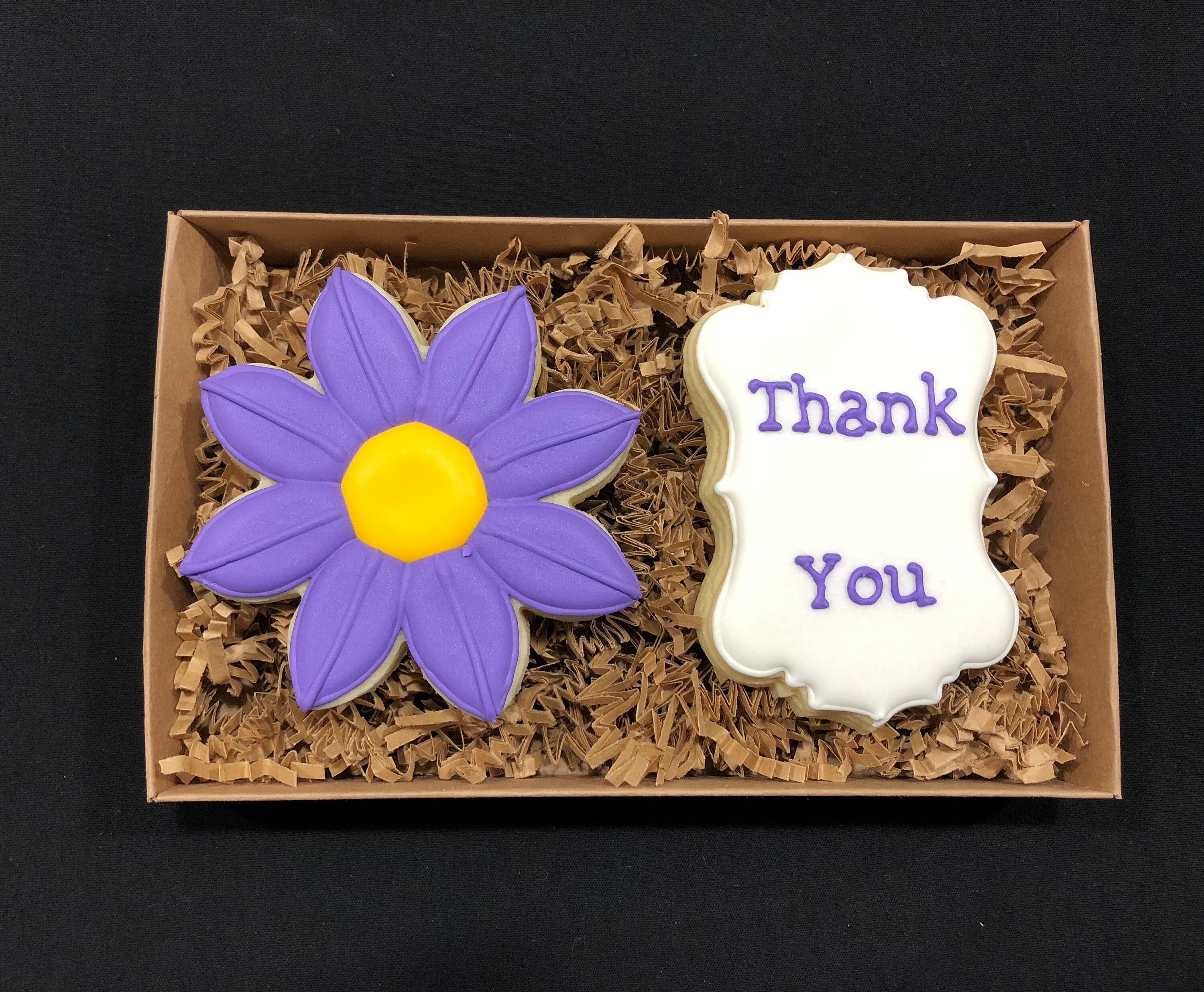 Thank You Cookie Gift Set 2 Cookies Item SHIPS in 3-5 - Etsy