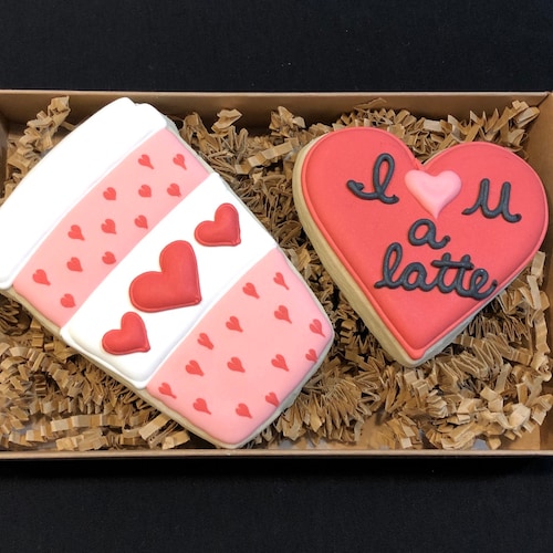 Valentine's Day Cookies - Etsy