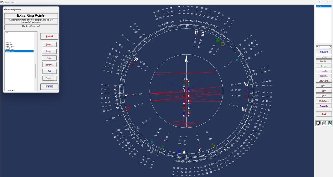 Fixed Stars Natal Chart List File for Using on Solar Fire Astrology ...